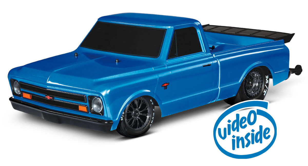 Traxxas Drag Slash HD 1967 Chevrolet C10 No Prep - Blue