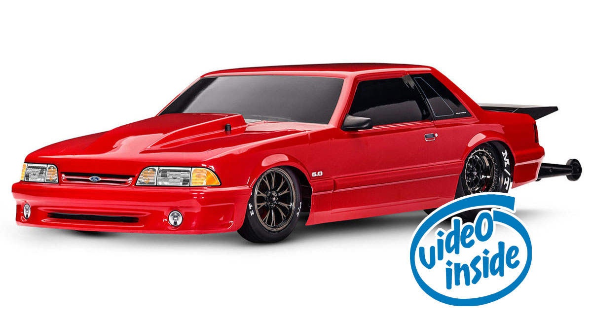 Traxxas Drag Slash HD Ford Mustang 5.0 - Red