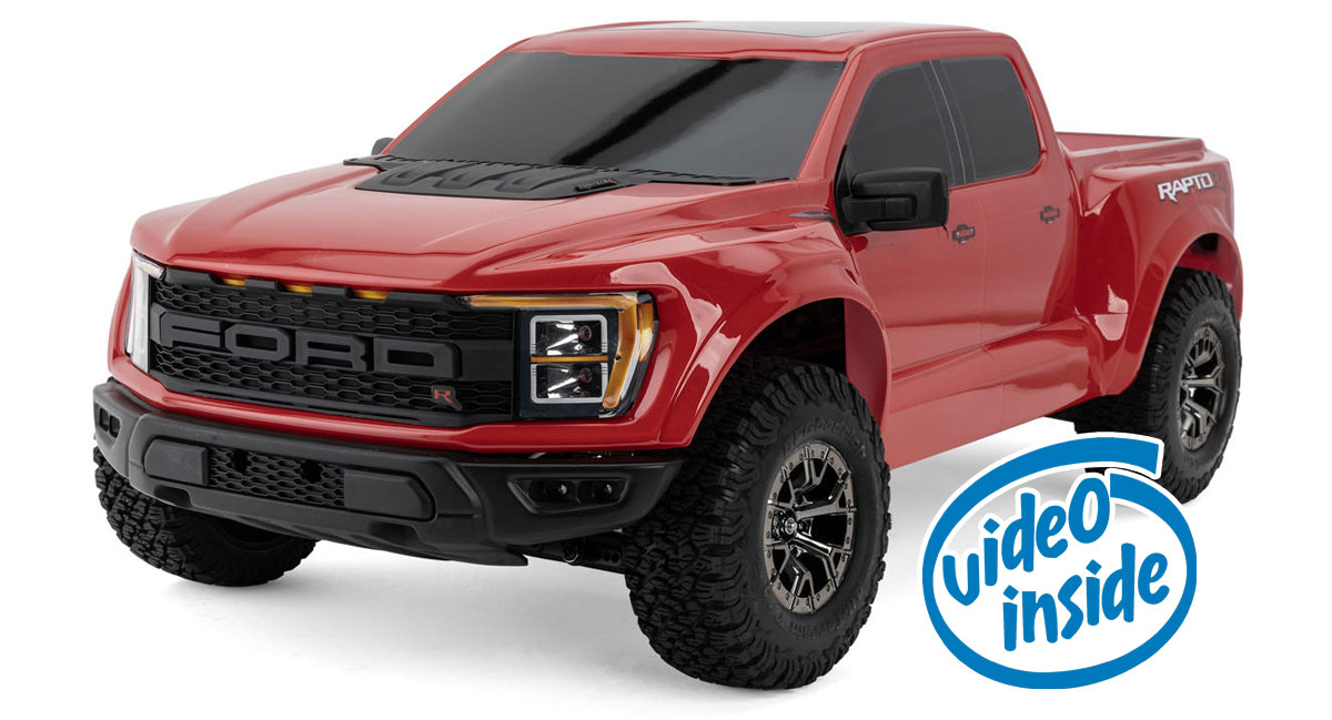 Traxxas Ford Raptor 4x4 VXL Brushless RTR - Red