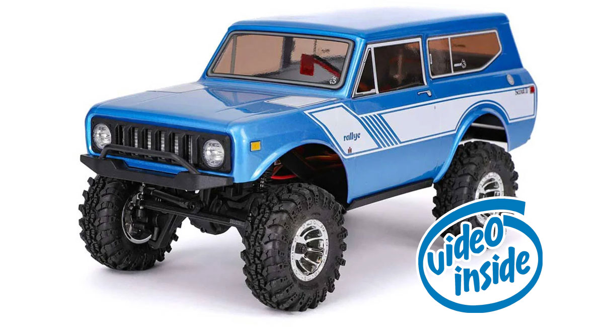 Redcat Ascent-18 International Scout II Mini Trail Truck - Blue